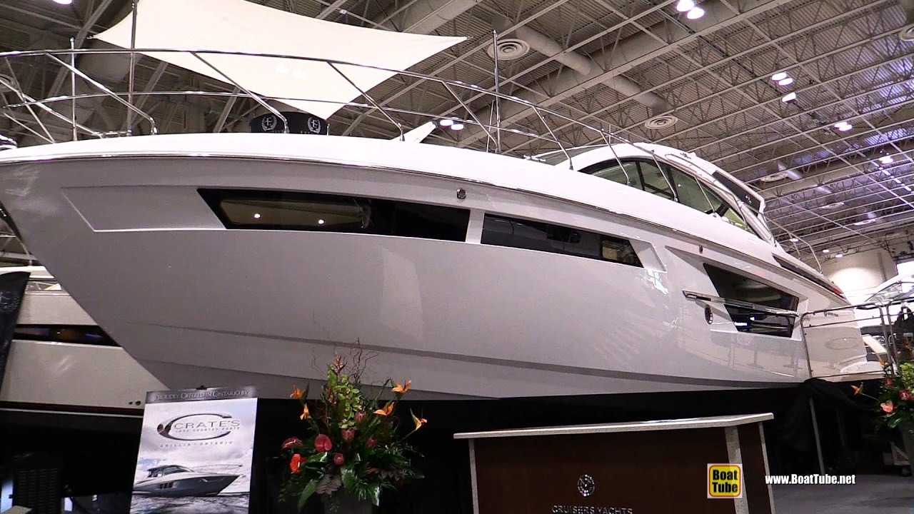 2017 Cruisers Yachts 54 Cantius - Walkaround - 2017 Toronto Boat Show ...