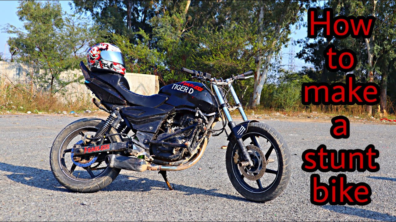 How to Build STUNT BIKE in Hindi | Stunt Bike modification - YouTube