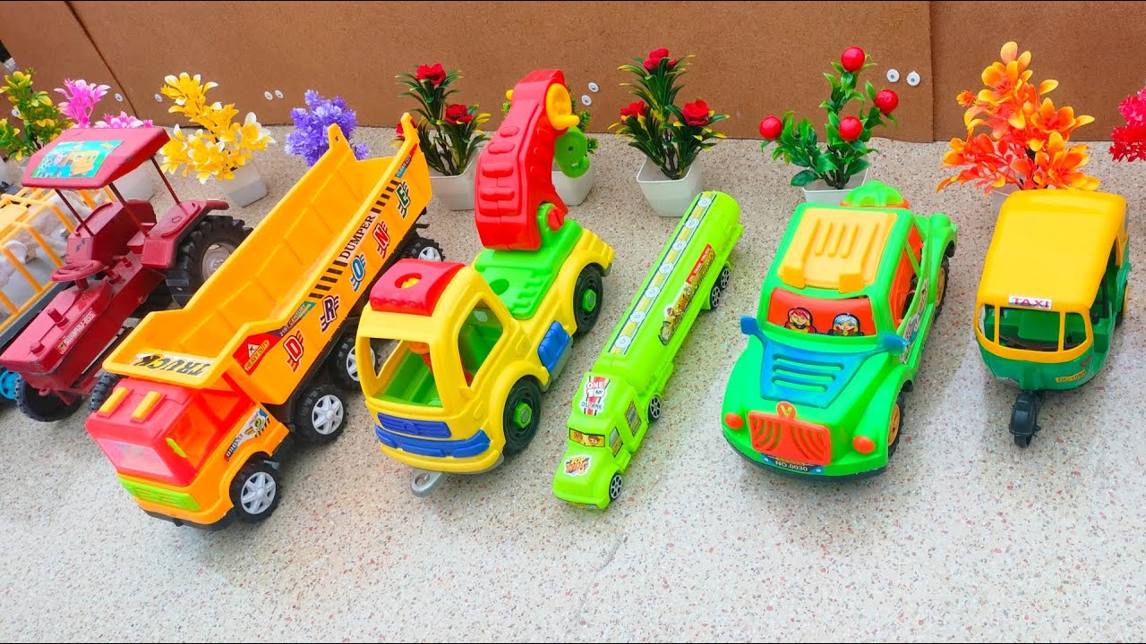 gaadi wala cartoo, gaadi video, toys video, toys cartoon, helicopter ...