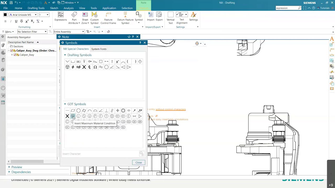Text Entry - Lệnh Note Hoàn Toàn Mới Trên NX 1980 - YouTube