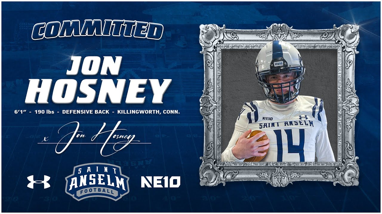 Jon Hosney (Football) - 2023 National Signing Day - YouTube