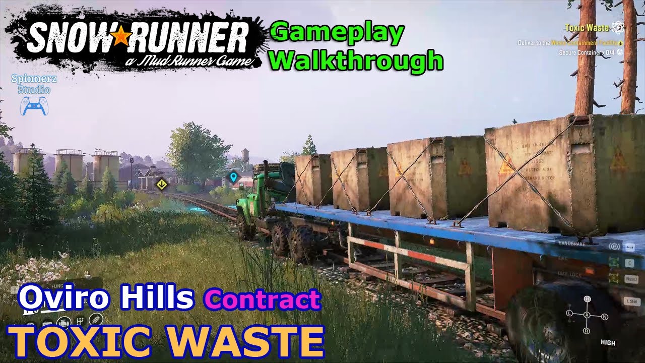 SnowRunner - Toxic Waste | Reactive Zone - Oviro Hills Contract, North ...