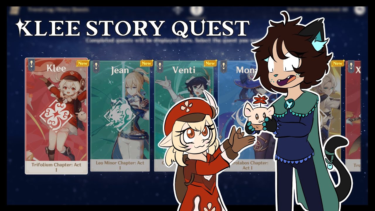 Genshin Klee story quest (no commentary) - YouTube