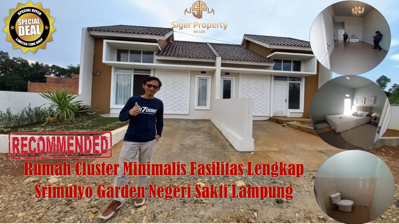 Rumah Cluster Mewah Harga 250jt di Srimulyo Garden Negeri Sakti dekat ...