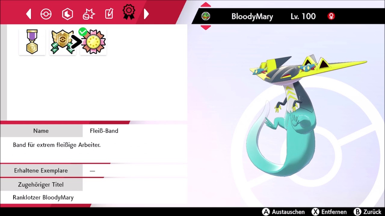 Pokémon Sword | Ribbon Selection Glitch - YouTube