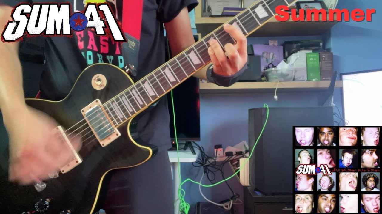 Sum 41 - Summer (Guitar Cover) - YouTube
