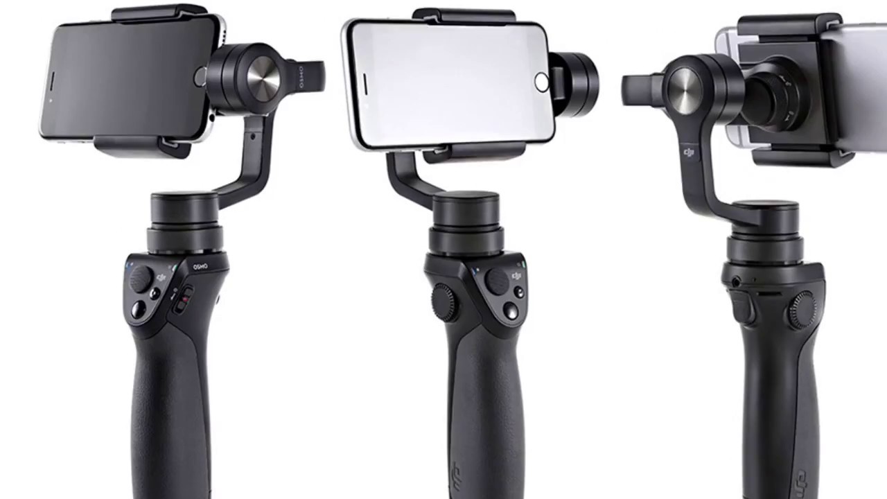 DJI osmo mobile akce set action stativ mobil - YouTube