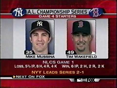 10/13/2003 ALCS 4 PreGame - YouTube