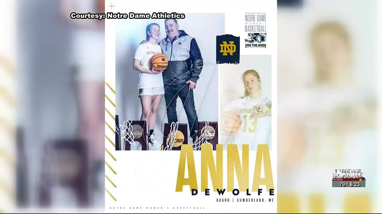 Irish women’s basketball adds grad transfer Anna DeWolfe - YouTube