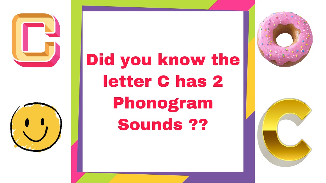 English Alphabet Letter C and it’s 2 Phonogram Sounds - YouTube