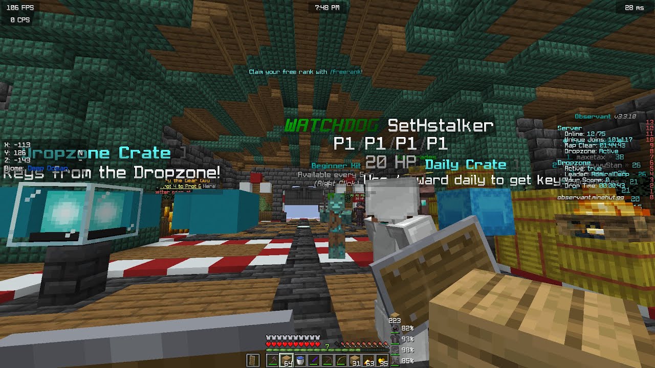 Observant Minecraft - YouTube