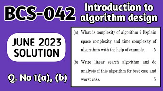 BCS 042 June 23 Solution | Bcs 042 Solved Question Paper | Complete Playlist - YouTube