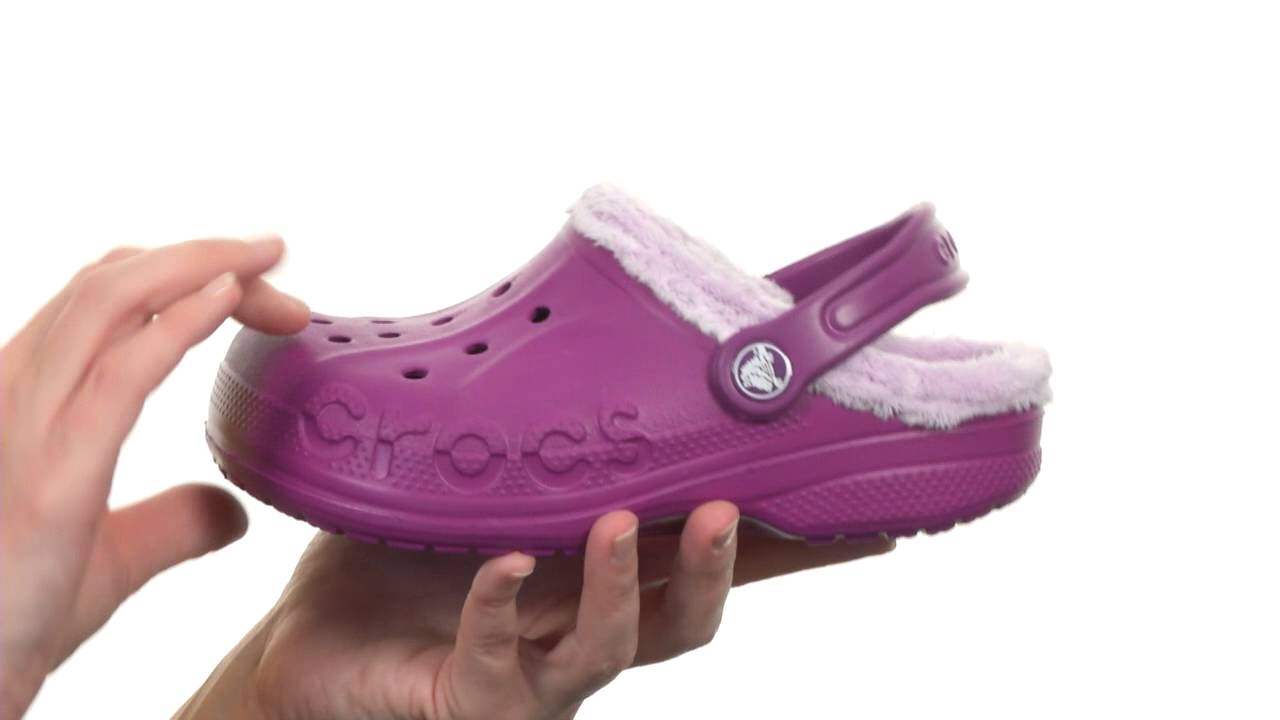Crocs Kids - Baya Fleece Clog (Toddler/Little Kid) SKU:8369035 - YouTube