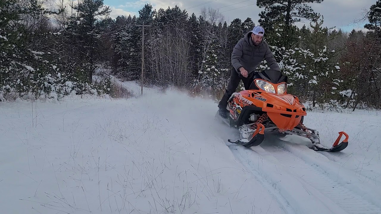 GGB Mountain Can Arctic Cat Crossfire 1000 R Snowmobile, 1st Ride of ...
