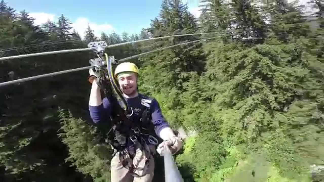 Juneau Alaska, glaciers, zip-lining, cliff jumping, float planes - YouTube