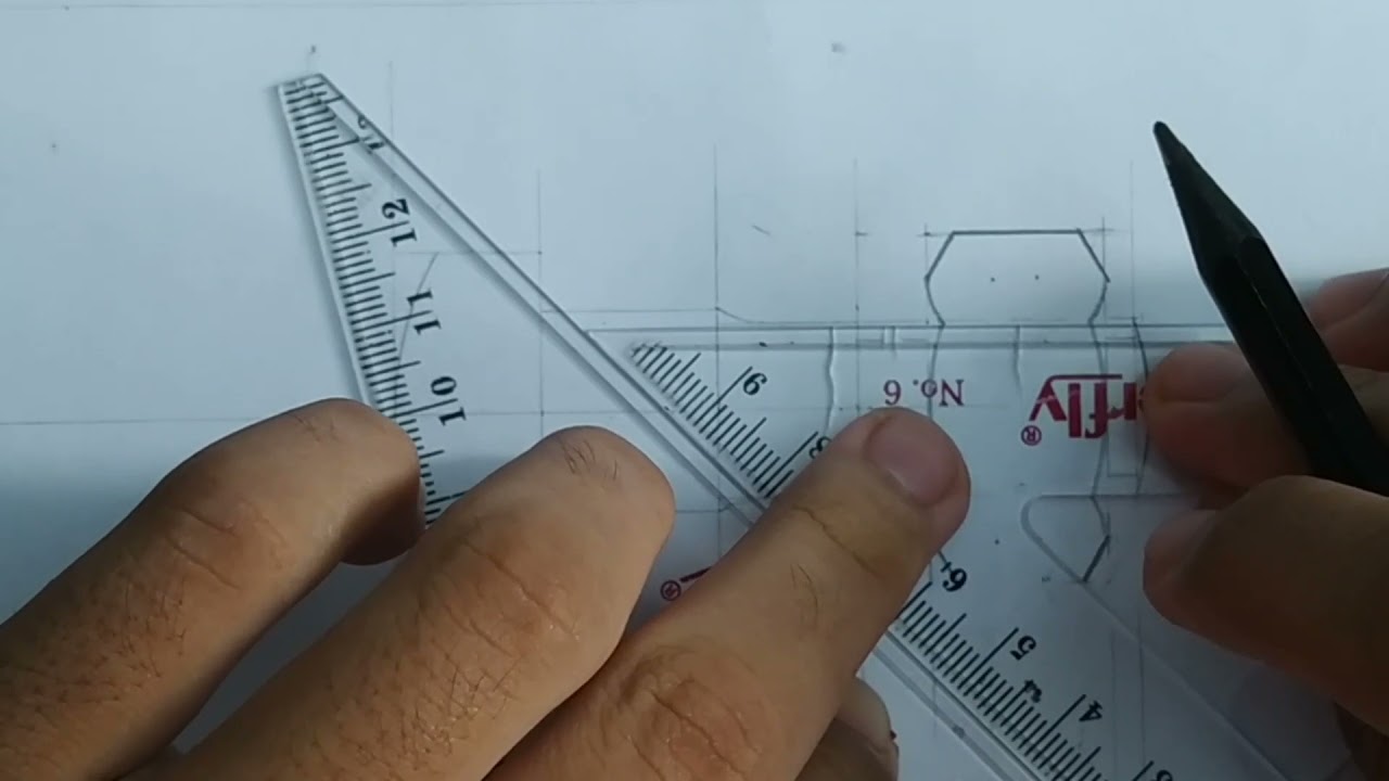 Gambar Teknik (Baut dan Mur 3) - YouTube