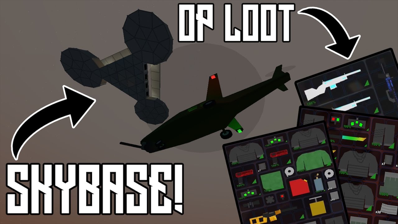 GIANT SKY BASE RAID! AMAZING LOOT!!! | Unturned Gameplay [w/ Friends ...