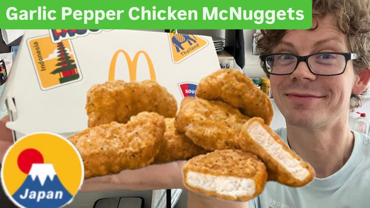 Garlic Pepper Chicken McNuggets von McDonalds Mecces um die Welt Japan ...