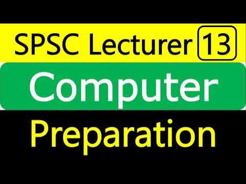 SPSC Lecturer Computer Science Preparation | Lecturer Computer Science Preparation Tutorial 13 ...