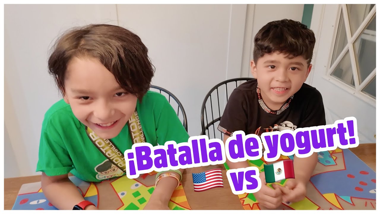 ¡Batalla de yogurt! 🇺🇸 vs 🇲🇽 - YouTube