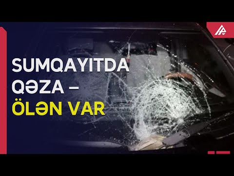Sumqayıtda avtomobil piyadanı vurub - APA TV