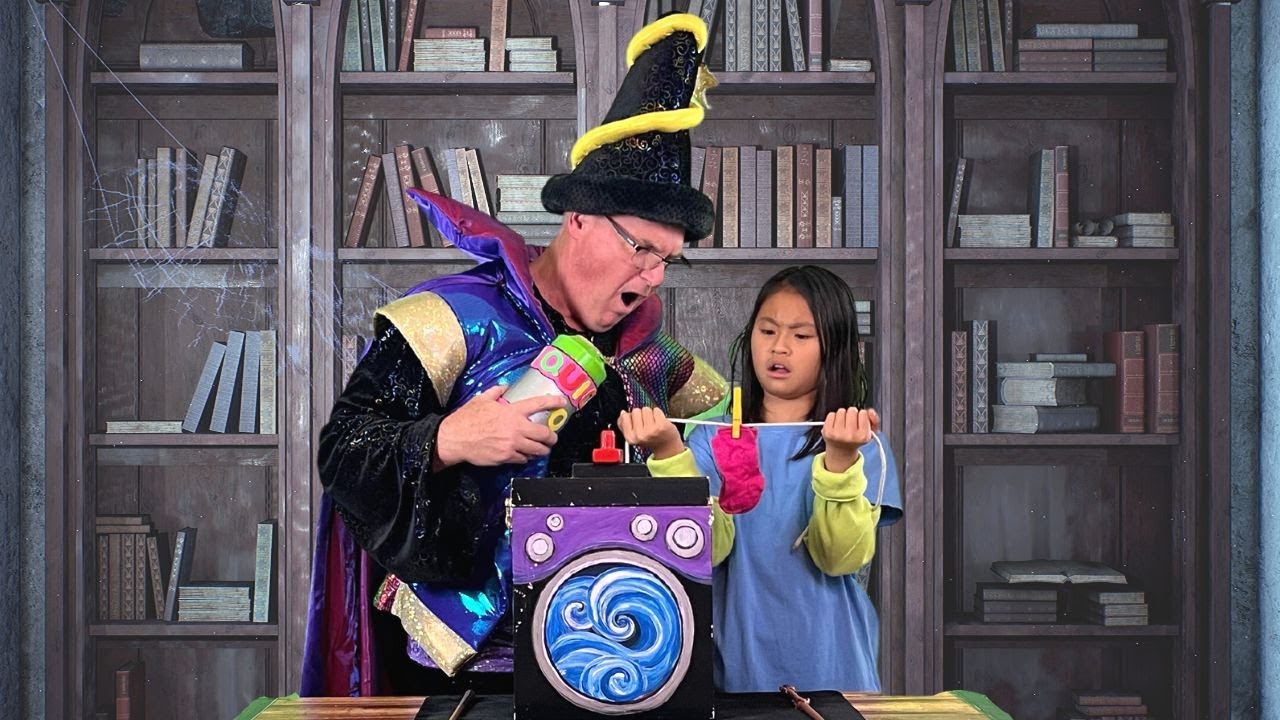 Magically Clean Clothes | Cici Magical Spell Goes Wrong - YouTube