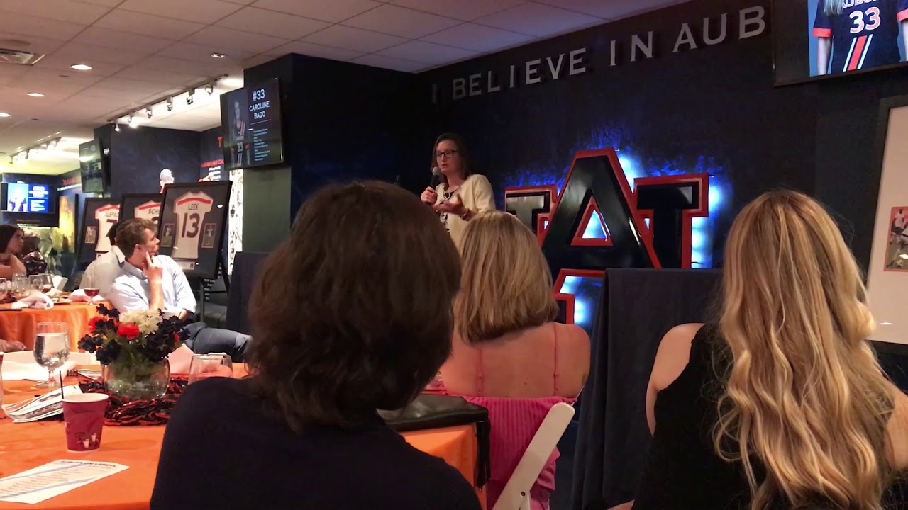 Caroline Bado-Auburn Soccer Banquet 2018 - YouTube