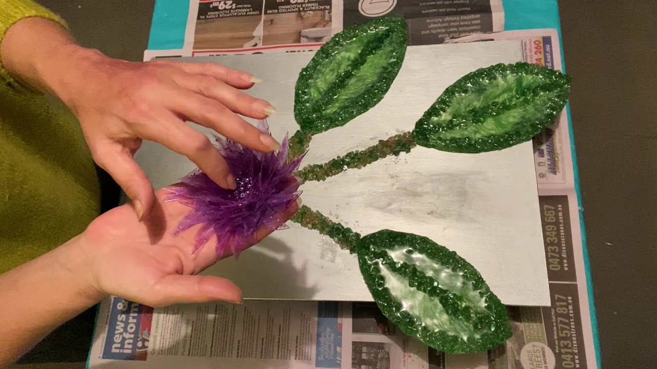 Resin Ideas - Flowers & Leaves - YouTube