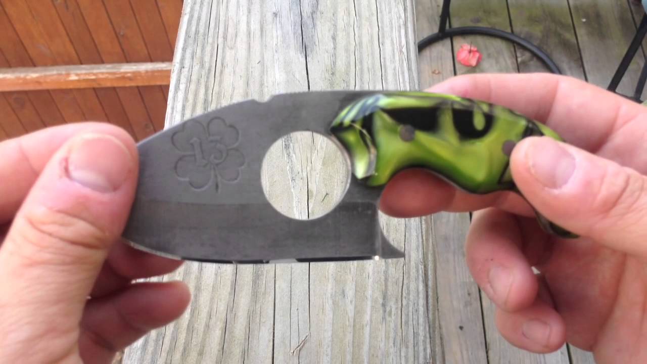 Lucky 13 Custom Knife - YouTube