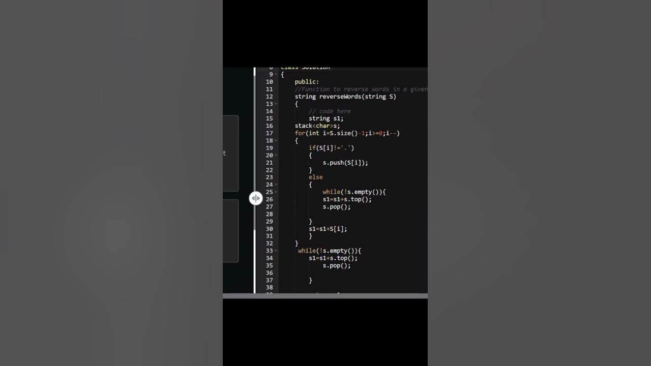 Reverse string gfg dsa #coding #learnDsa #codeeveryday problem of the 19/9/2024 - YouTube