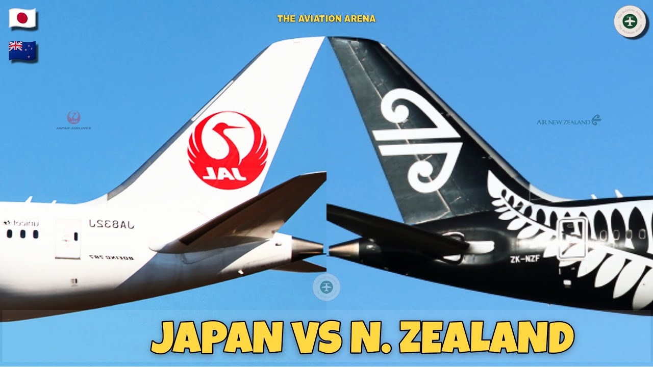 Japan Airlines Vs Air New Zealand Comparison 2024! 🇯🇵 Vs 🇳🇿 - YouTube