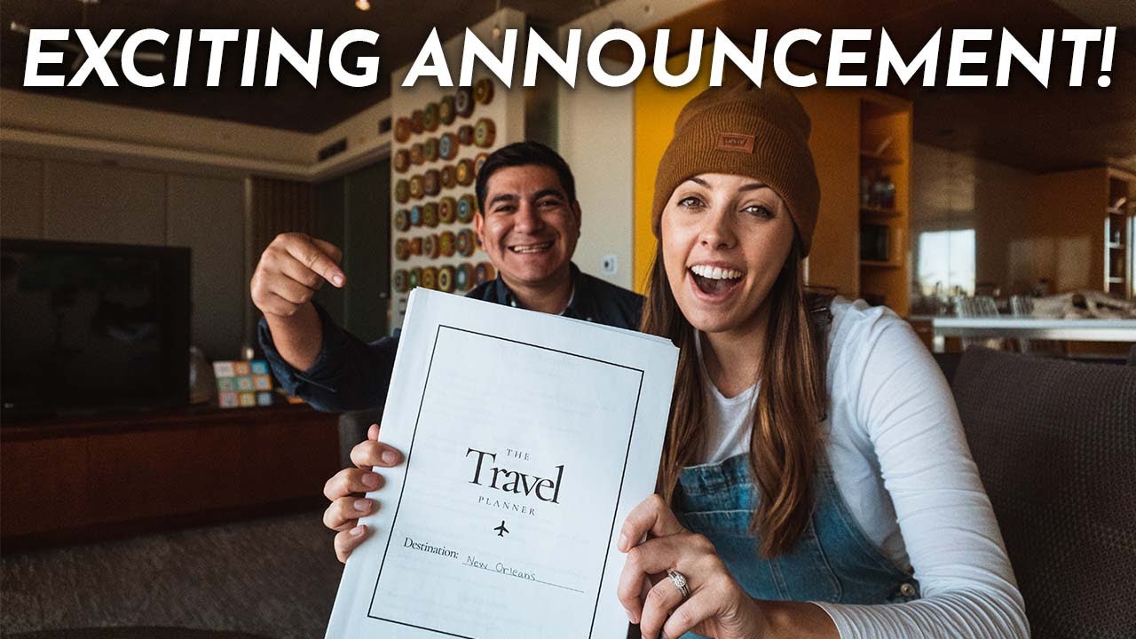 EXCITING ANNOUNCEMENT | We created the ULTIMATE Travel Planner!! - YouTube