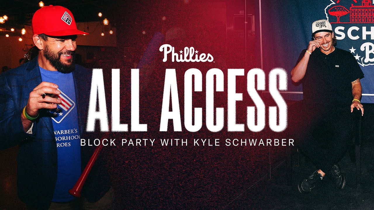 Kyle Schwarber's Block Party | Phillies All-Access - YouTube