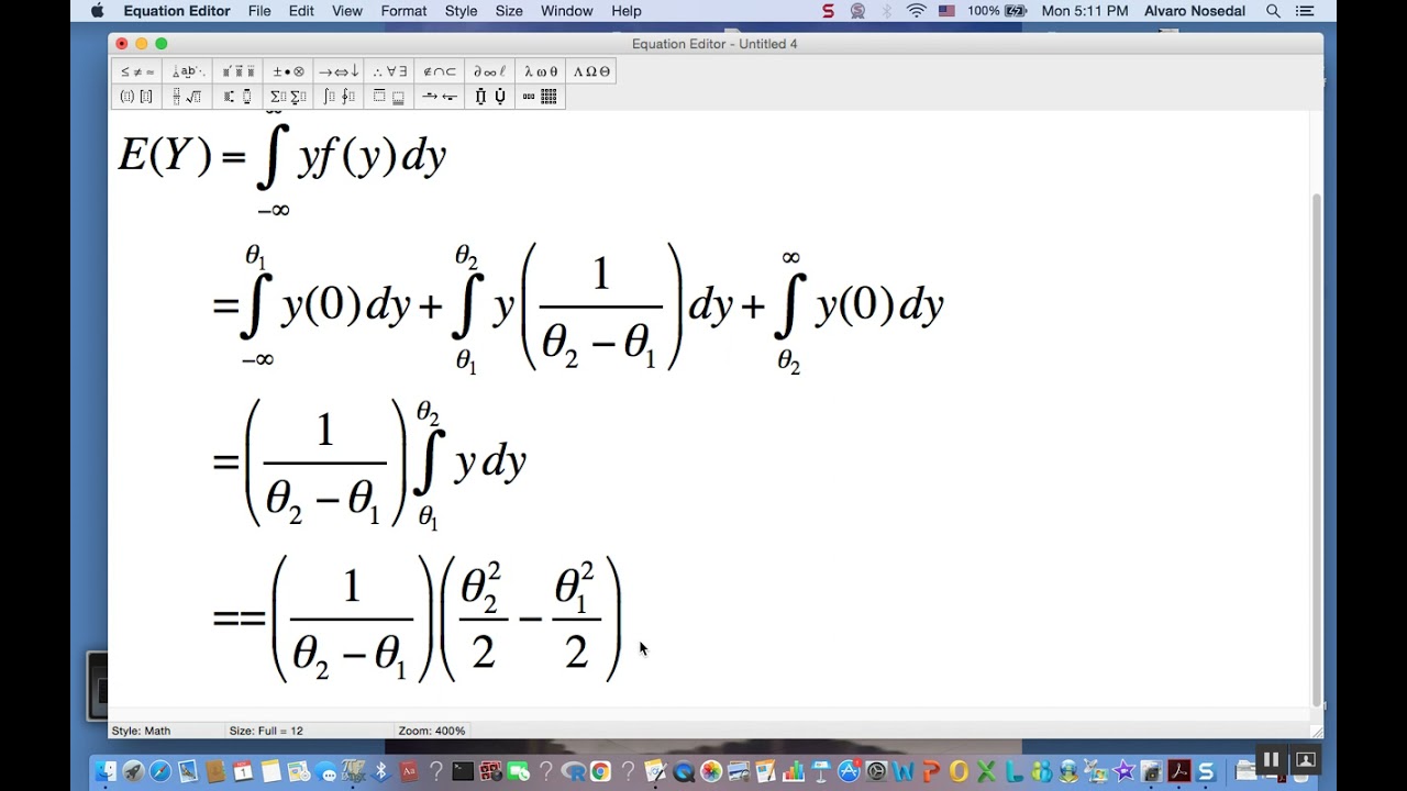 sta256 continuous uniform rv - YouTube