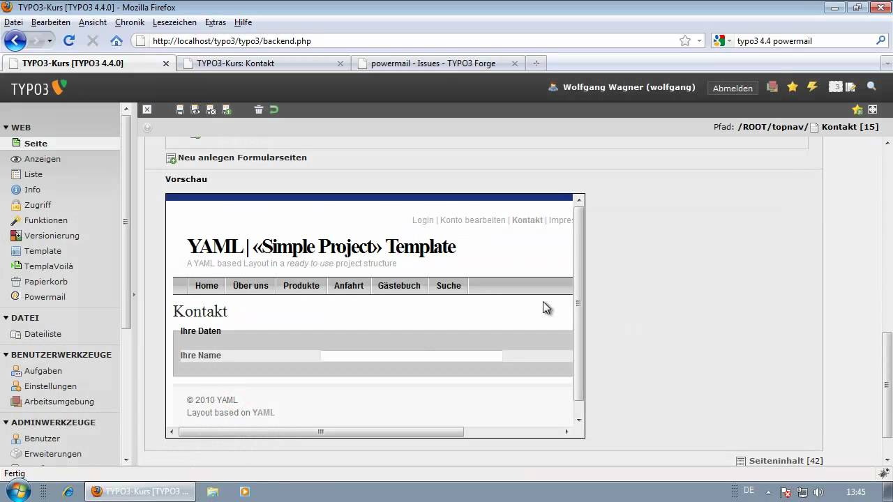 51 Typo3 Nuetzliche Extensions Powermail Teil 2mp4 Youtube