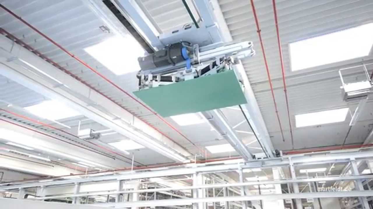 Automation of Murtfeldt's semi-finished parts warehouse - YouTube