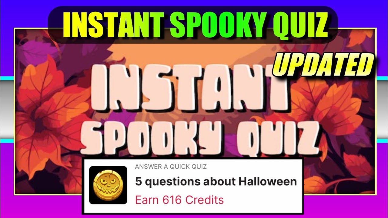Instant Spooky Quiz Answers Score 100% | 1-Minute Spooky Quiz ...
