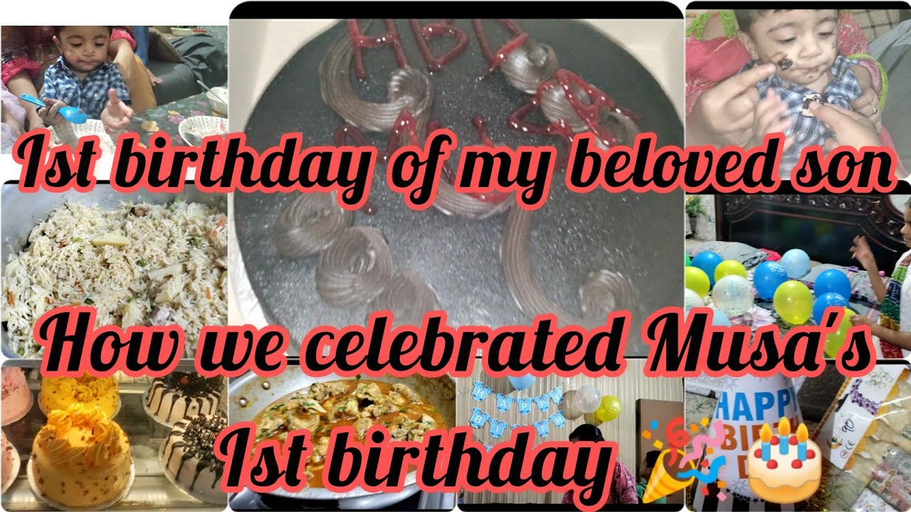 Ist birthday of my beloved son 🎉|| Sudden plan birthday celebration 🎉 ...