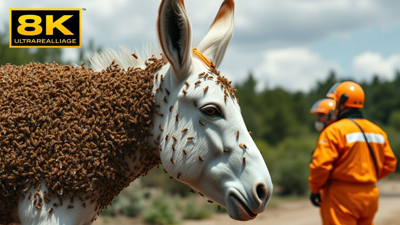 Donkey Infested with Millions of Parasites Rescued by Courageous Team ...