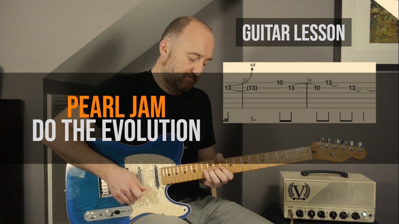 PEARL JAM - "Do The Evolution" Guitar Lesson | Stone Gossard - YouTube