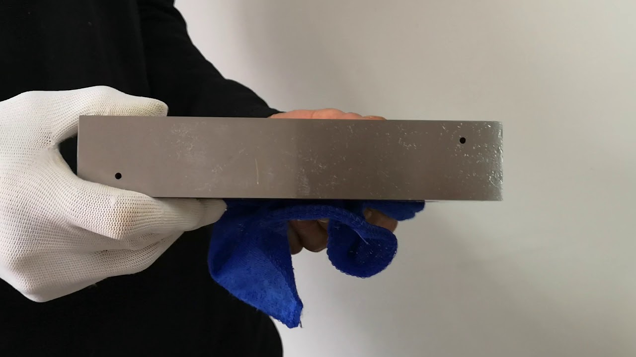 Carbon Steel Ultrasonic Asme 19mm Calibration Test Block - YouTube