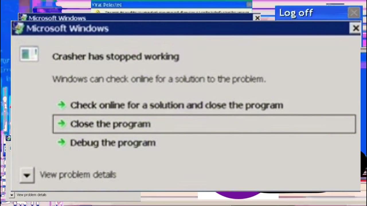 Windows error green screen free to use - YouTube