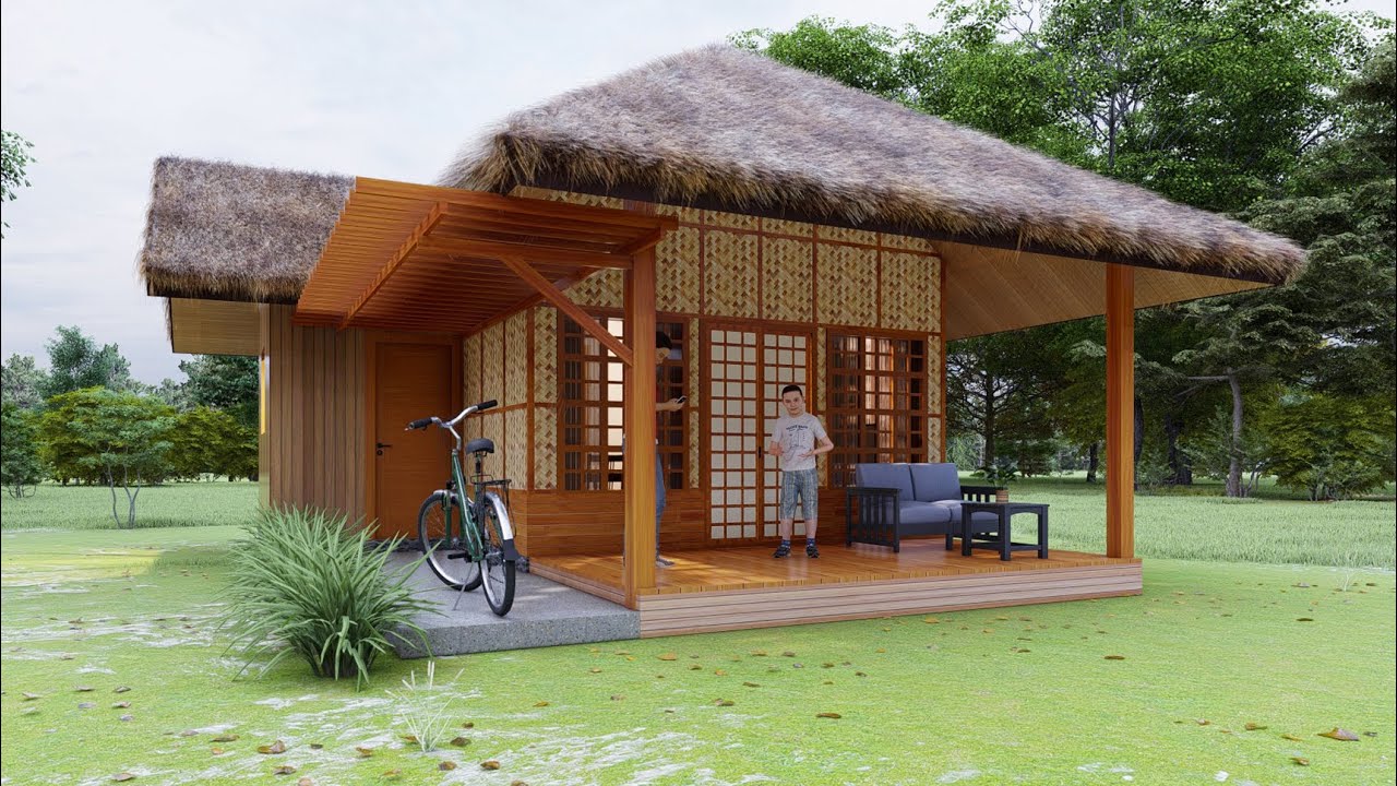 FARM HOUSE DESIGN I SMALL NATIVE HOUSE DESIGN l 30 SQ.M. - YouTube