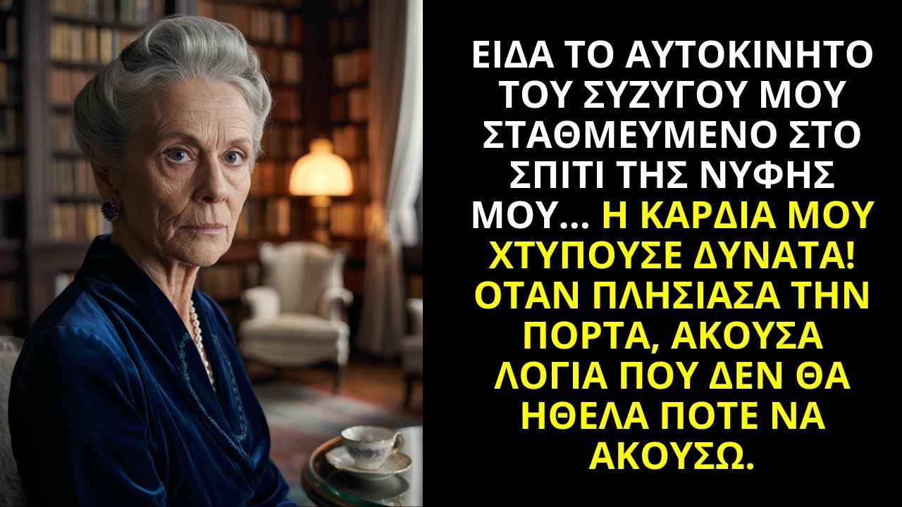 ΕΙΔΑ ΤΟ ΑΥΤΟΚΙΝΗΤΟ ΤΟΥ ΣΥΖΥΓΟΥ ΜΟΥ ΣΤΟ ΣΠΙΤΙ ΤΗΣ ΝΥΦΗΣ ΜΟΥ… ΚΑΙ ΑΥΤΟ ...