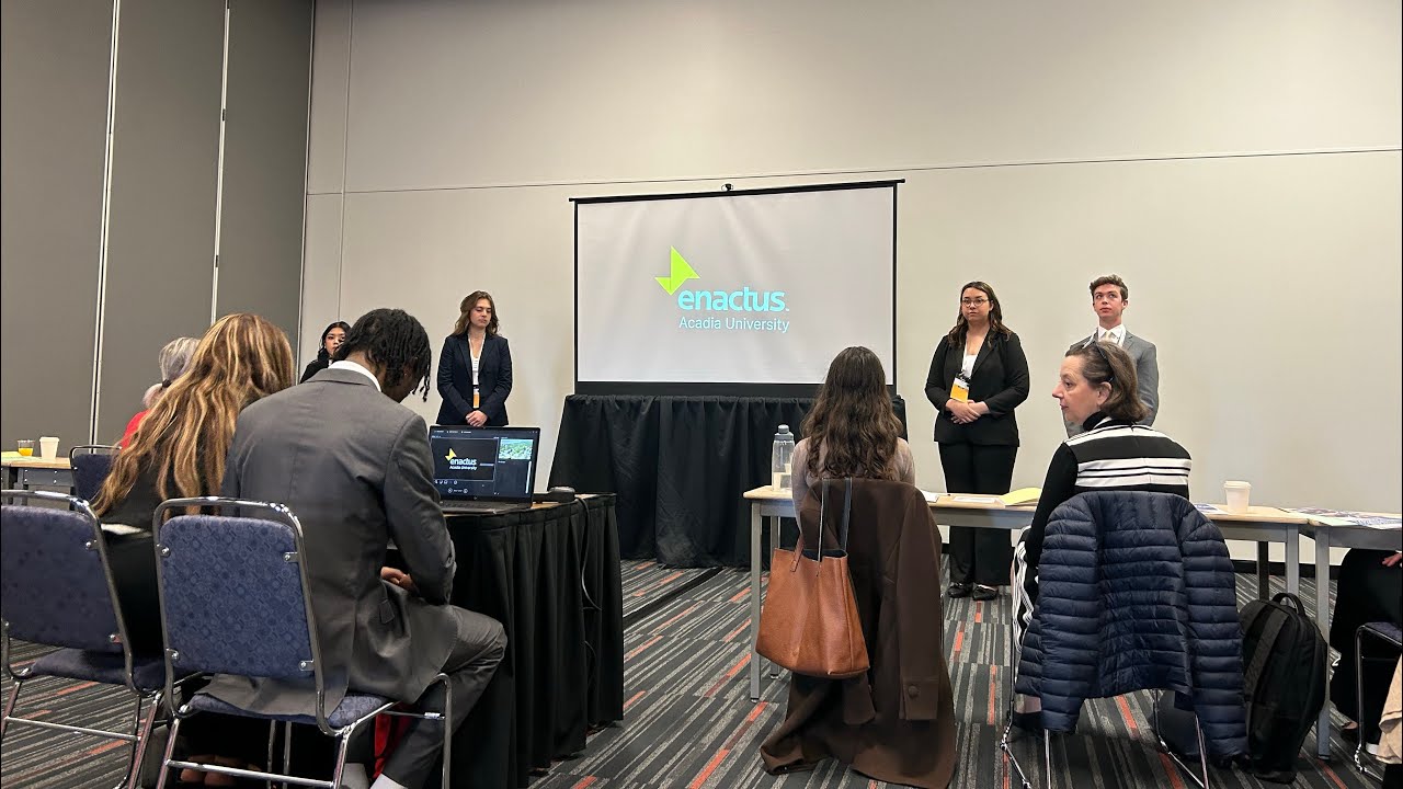 Enactus Acadia National Exposition Presentation 2023 - YouTube