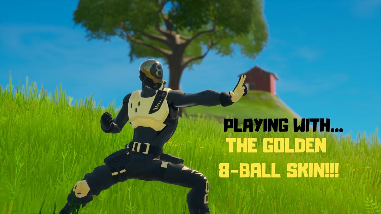 PLAYING WITH... THE *GOLDEN* 8-BALL SKIN!!! - YouTube