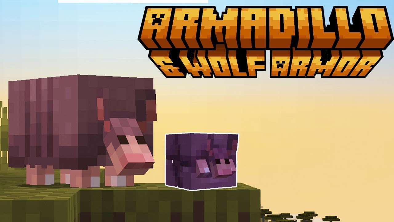 ARMADILLOS & WOLF ARMOR IS HERE | Minecraft 1.21 | Beta & Preview - YouTube