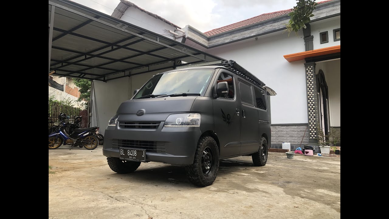 Simple Daihatsu Gran Max Campervan | Modifikasi Granmax - YouTube