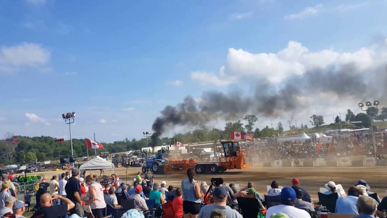 Embro Tractor Pull - Mod Farm 10500 - OTTPA 2016 - YouTube