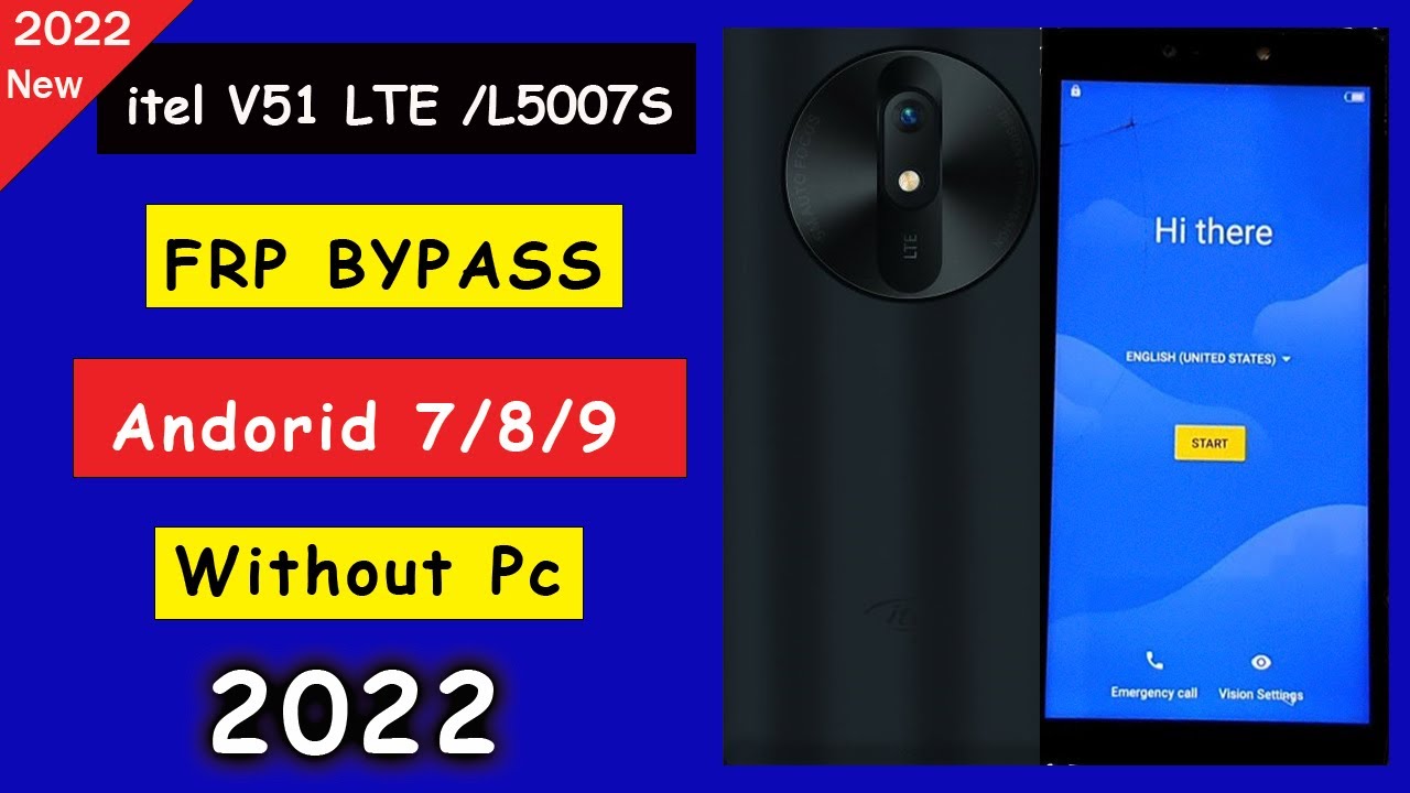 itel V51 LTE | L5007S Frp Bypass Unlock Google Account 2022 All itel ...